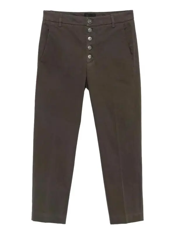 DONDUP Nima Cropped Trousers - Green