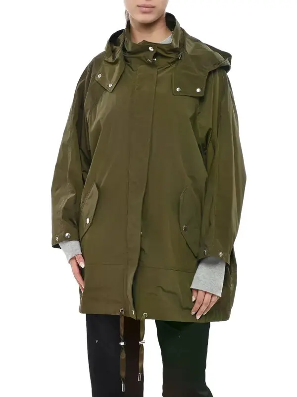 Woolrich Detachable Hood Zip-up Jacket - Green