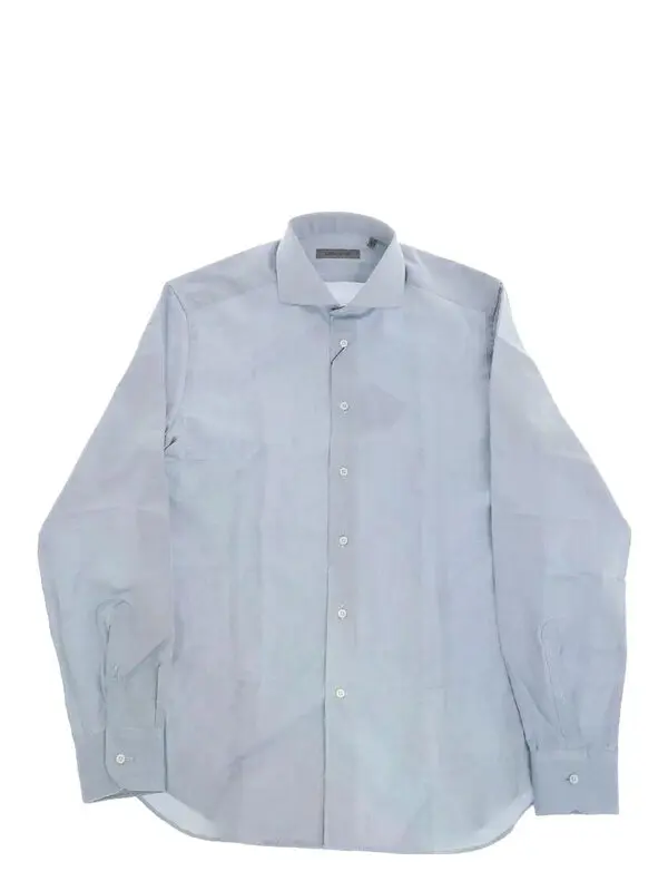 Corneliani French-collar Oxford Shirt - Blue