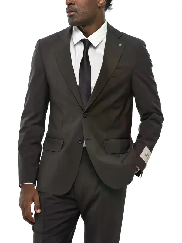 Corneliani Cc Collection Single-breasted Two-button Suit - Brown