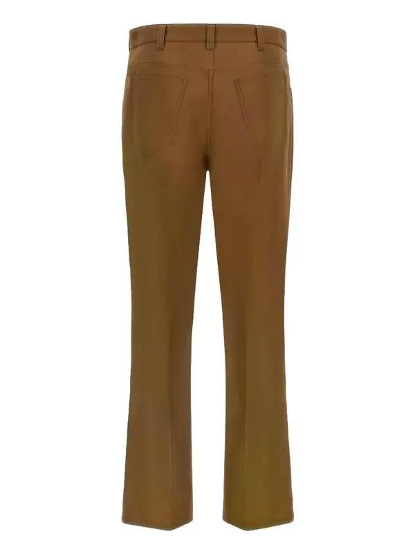 Marni Tailored Pressed-crease Trousers - Brown