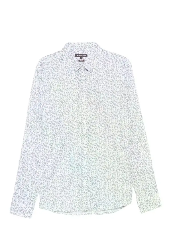 Michael Kors Leaf-print Shirt - White