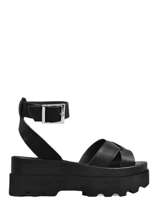 ALTERCORE Zoe Buckle-fastening Platform Sandals - Black