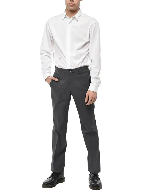 Corneliani Sportive Soft Micro-check Trousers - Grey