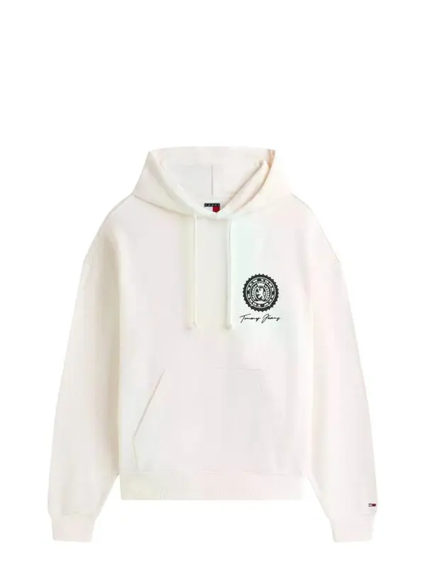 Tommy Hilfiger Logo-printed Hoodie - White