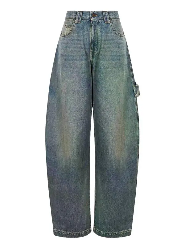 DARKPARK Faded Hammer-loop Jeans - Blue
