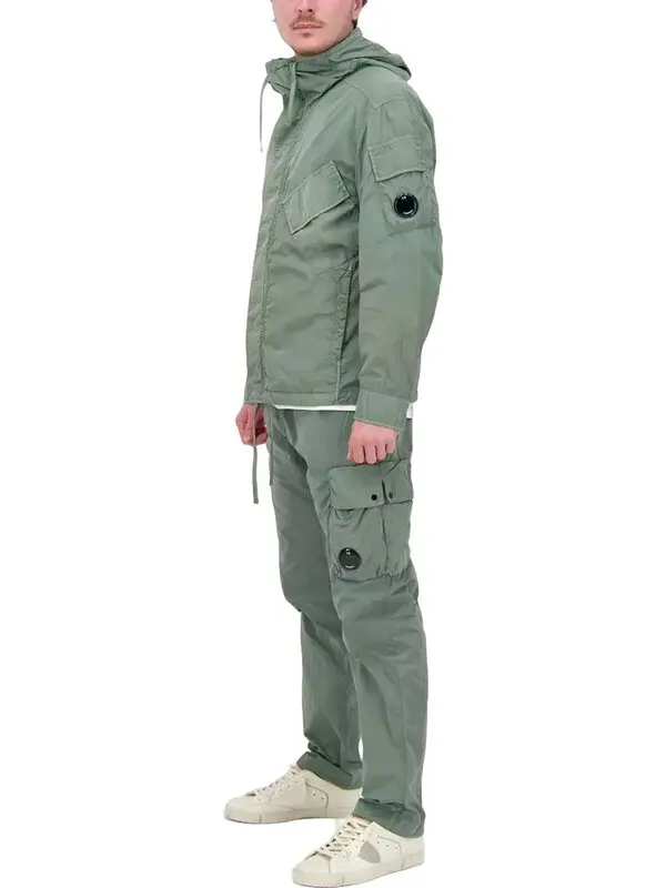 C.P. COMPANY Chrome-r Lens Detail Jacket - Green