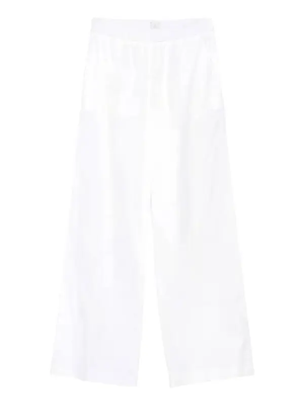 Eleventy Elasticated Waist Trousers - White