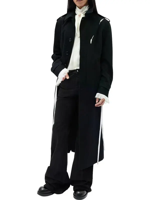 ANN DEMEULEMEESTER Runo Bow-tie Shirt - White