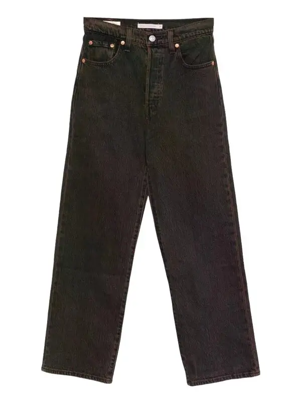 LEVI'S Logo Patch Belt Loop Jeans - Blue