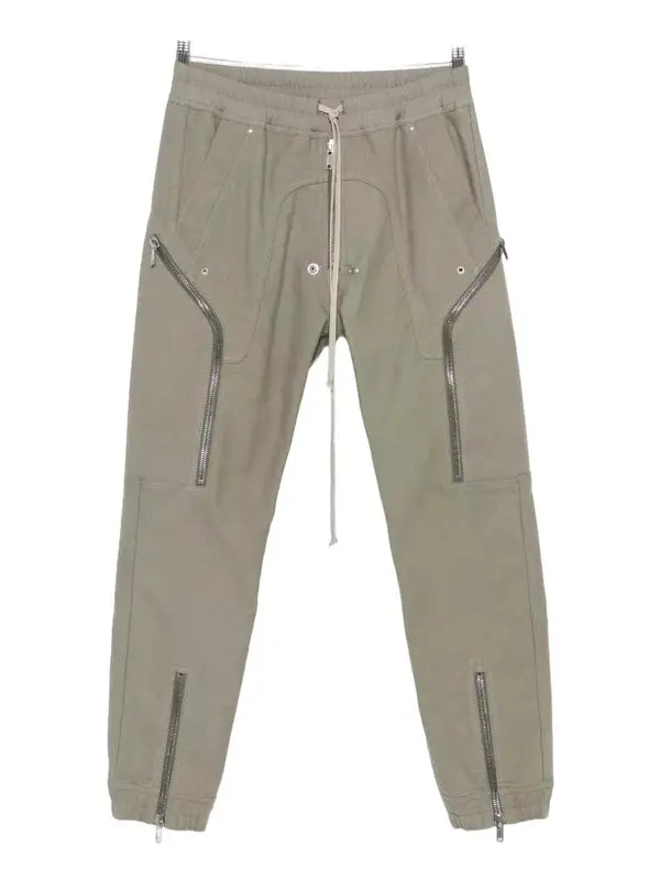 Rick Owens Heizer Zip-detail Trousers - Green