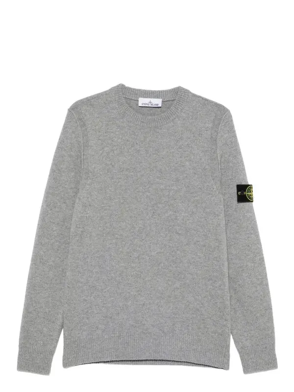 Stone Island 5100072 Lambswool Sweater - Grey