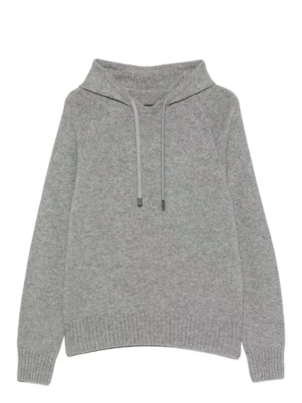 TOM FORD Cashmere Knitted Hoodie - Grey