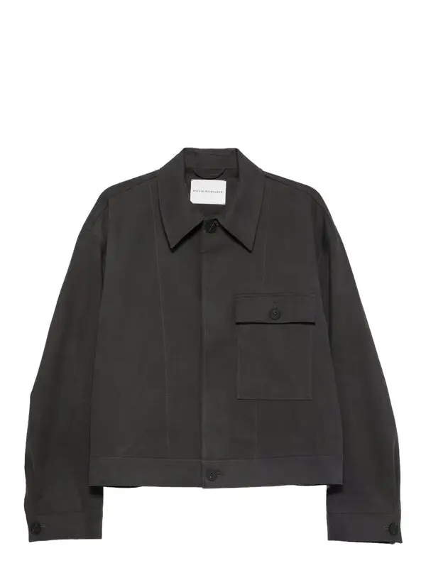 Studio Nicholson Drey Flap-pocket Cotton Jacket - Grey