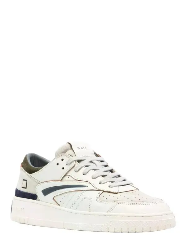 D.a.t.e. Tornado Leather Sneakers - Neutrals