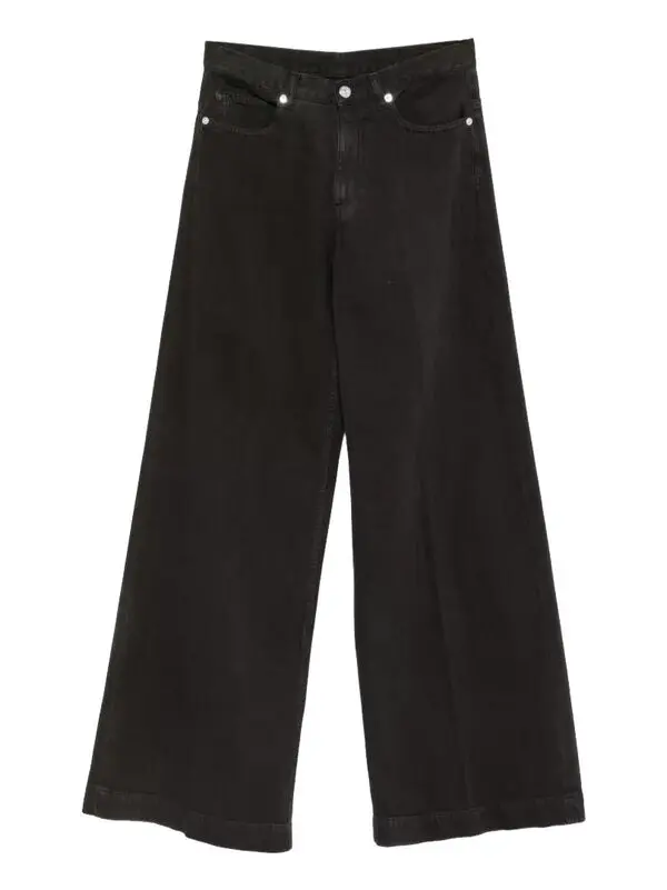NINE:INTHE:MORNING Nadia Belt-loop Jeans - Brown