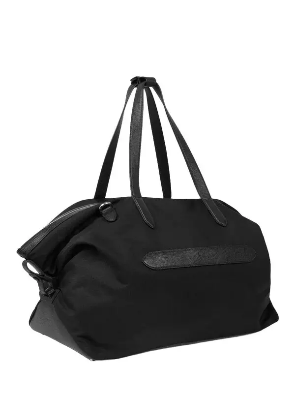 Smythson Norton Canvas Holdall - Black