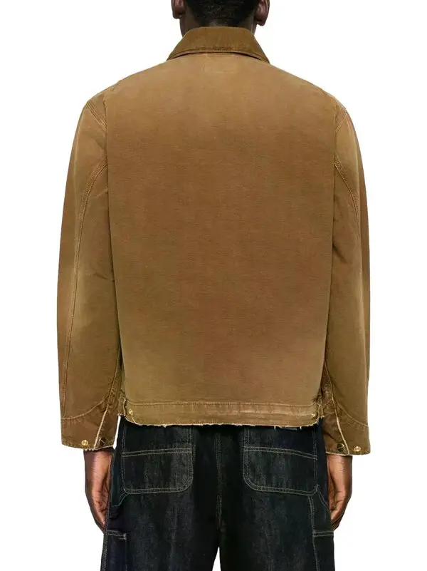 Carhartt Work In Progress Detroit Faded Effect Jacket - Brown