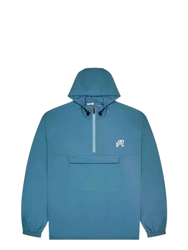 MALBON Bridge Logo-print Hoodie - Blue