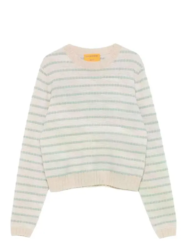 Guest In Residence Pebble Stripe Sweater - Neutrals