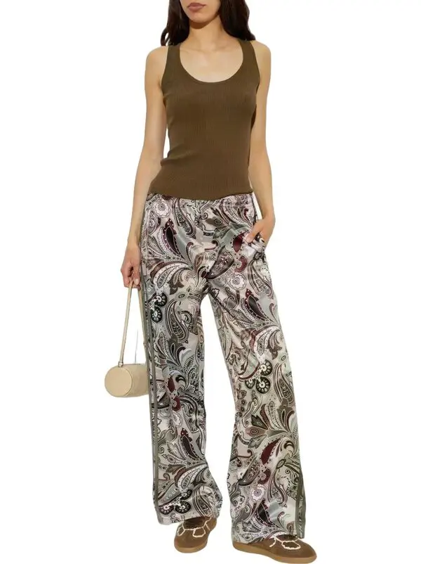 Adidas Liberty London Firebird Satin Trackpants - Neutrals