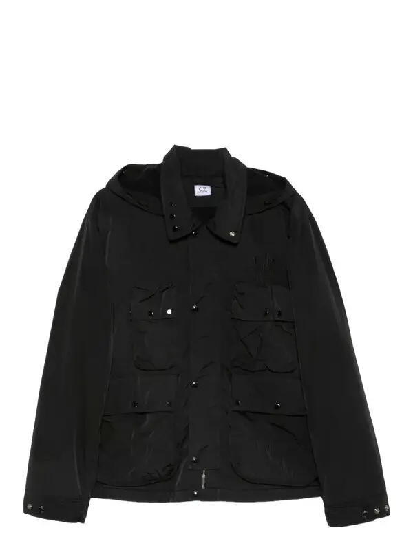 C.P. COMPANY Goggle Zip-fastening Jacket - Black