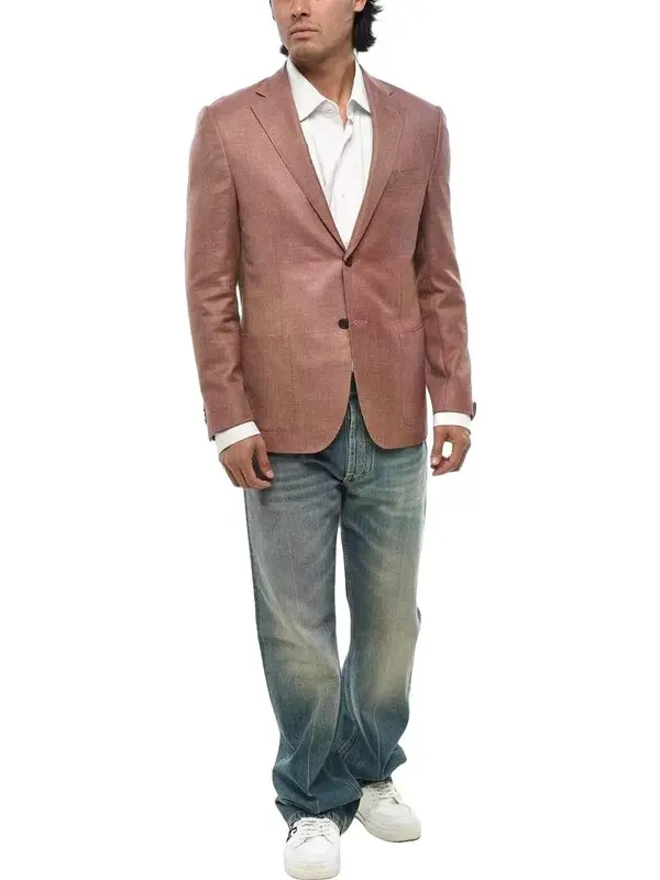 Corneliani Gate Patch-pocket Blazer - Pink