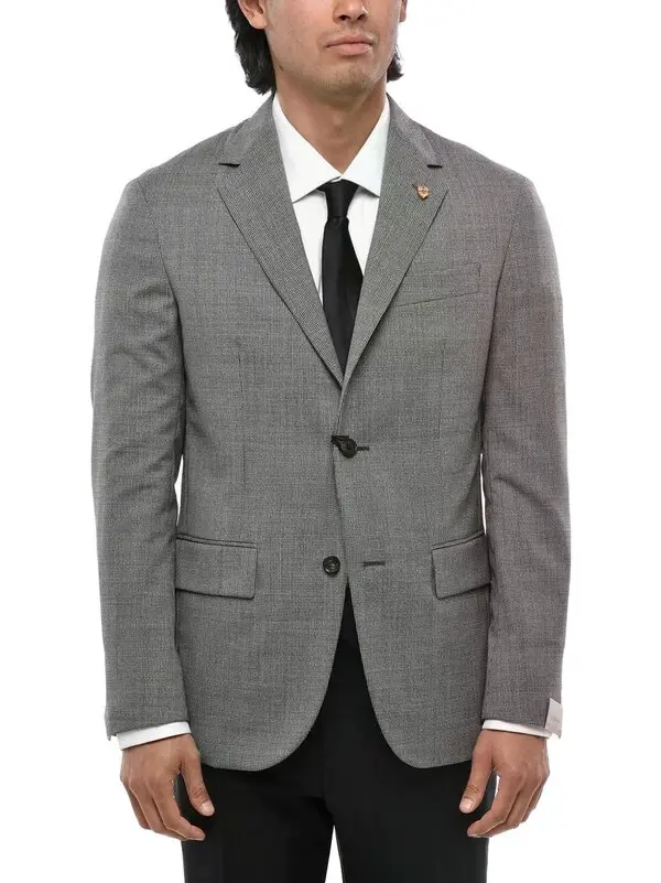 Corneliani Circle Houndstooth Blazer - Grey