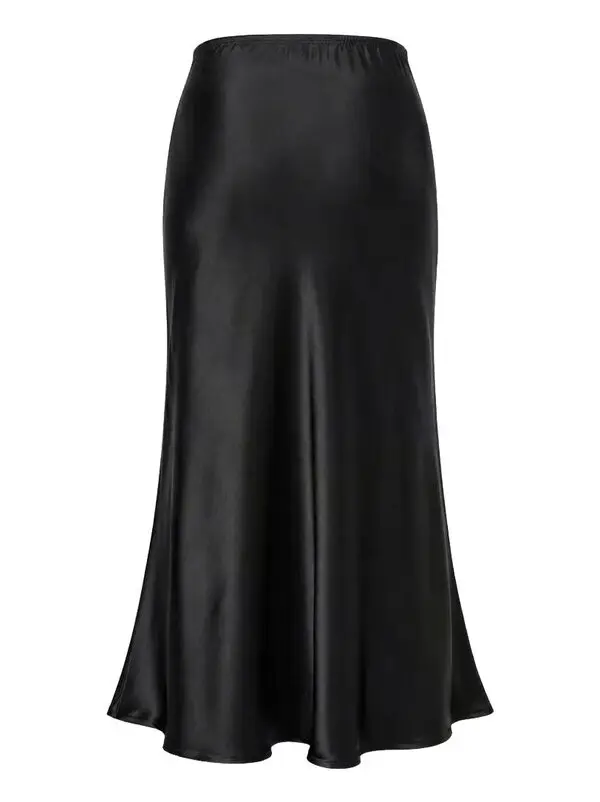 Anna October Champaca Pleated Maxi Skirt - Black