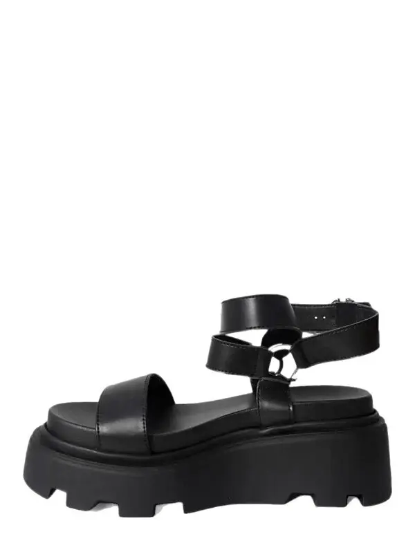 ALTERCORE Marilla Buckle-fastening Platform Sandals - Black