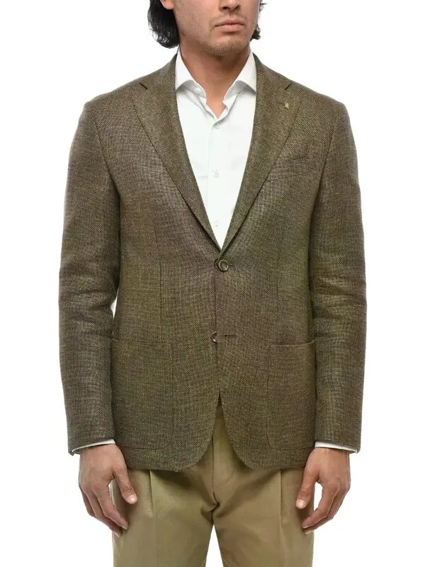 Corneliani Cc Collection Patch-pocket Blazer - Brown