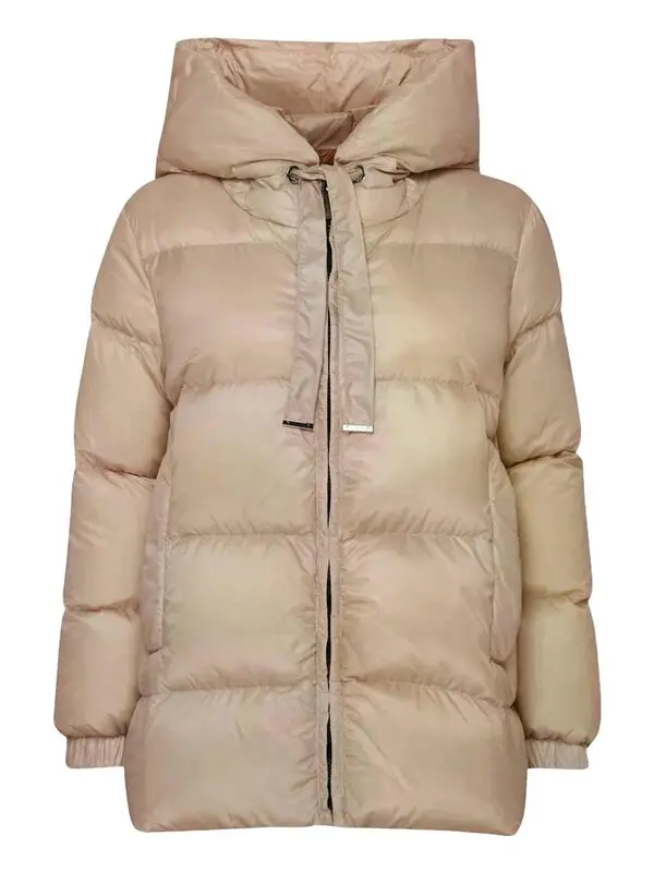 Max Mara Hooded Padded Jacket - Neutrals