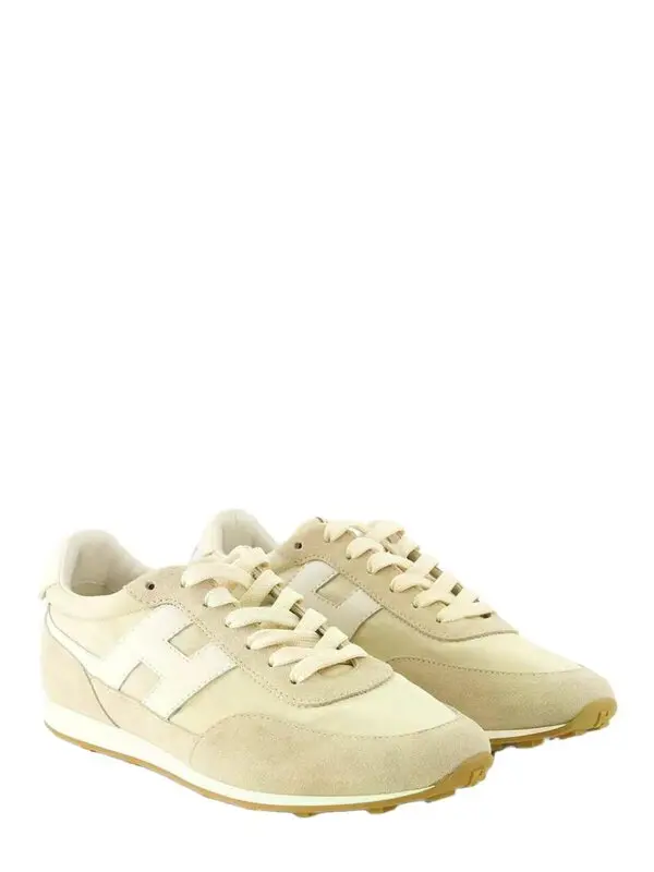 Hogan Panelled Sneakers - Neutrals