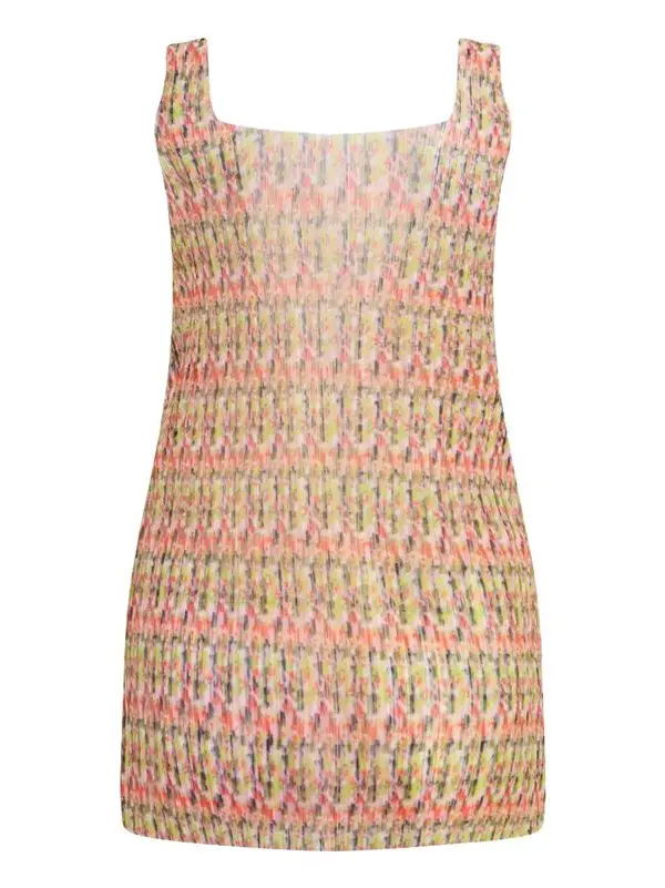 Philosophy Di Lorenzo Serafini Abstract Print Square Neck Top - Pink