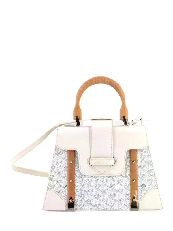 Goyard Saigon Top Handle Bag - White