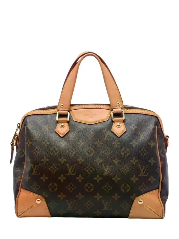LOUIS VUITTON Monogram Retiro Pm Satchel - Brown