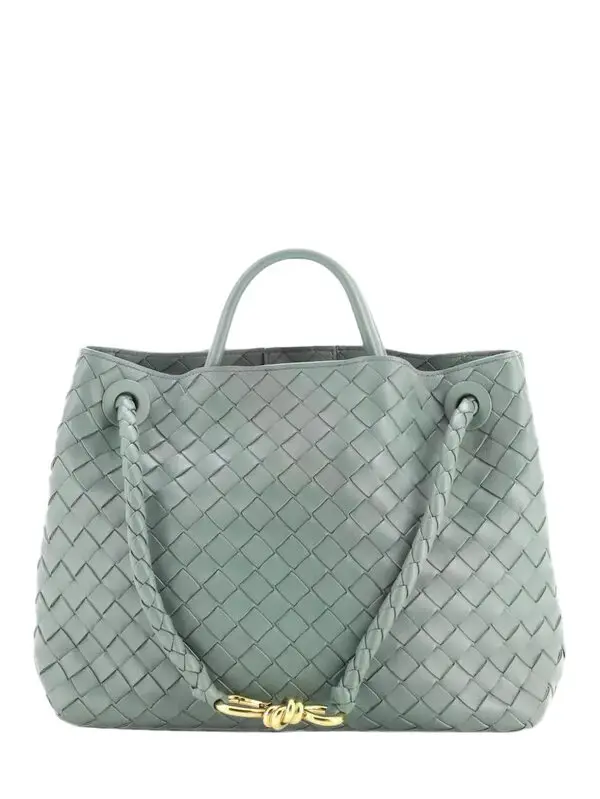 Bottega Veneta Andiamo Top Handle Bag - Blue