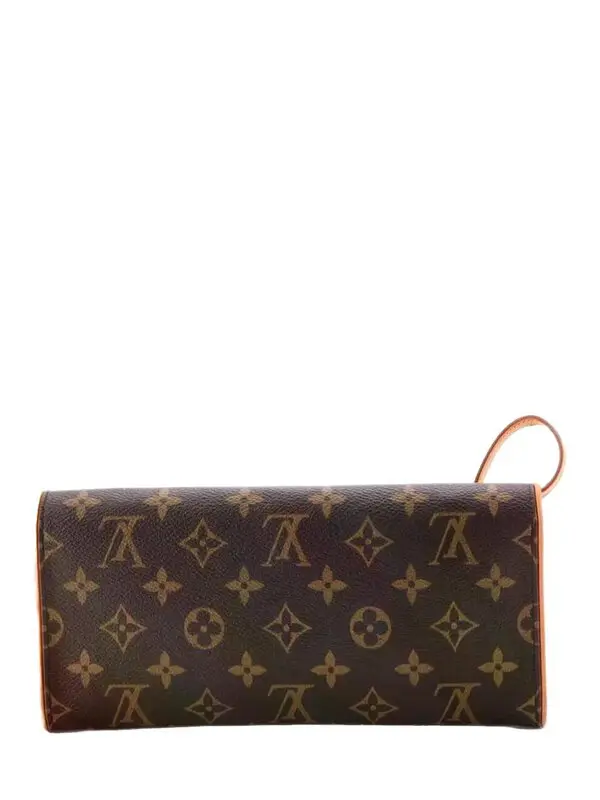 LOUIS VUITTON Twin Handbag Monogram Canvas Gm - Brown