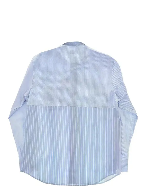 Corneliani Striped Chest-pocket Shirt - Blue