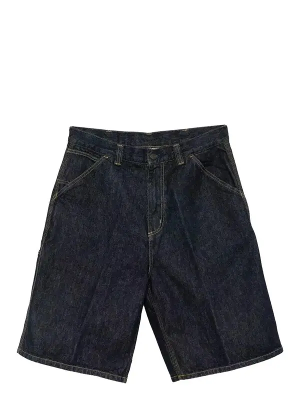 Carhartt Work In Progress Oversized Fit Denim Shorts - Blue