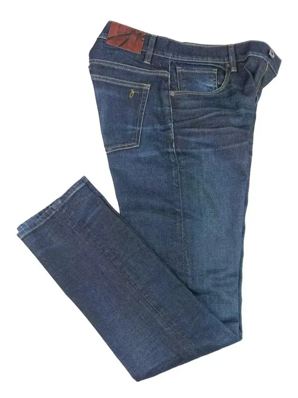 JUDE DENIM Axe Fuse Slim-cut Jeans - Blue
