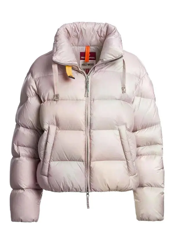 PARAJUMPERS Quilted Logo-patch Jacket - Pink