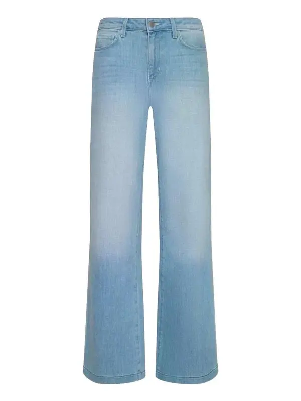 L'Agence Scottie Wide-leg Jeans - Blue