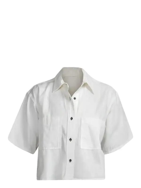 ASKK NY Sashiko Short-sleeve Shirt - White