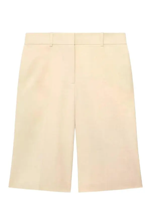 Another Tomorrow Tailored Shorts - Neutrals