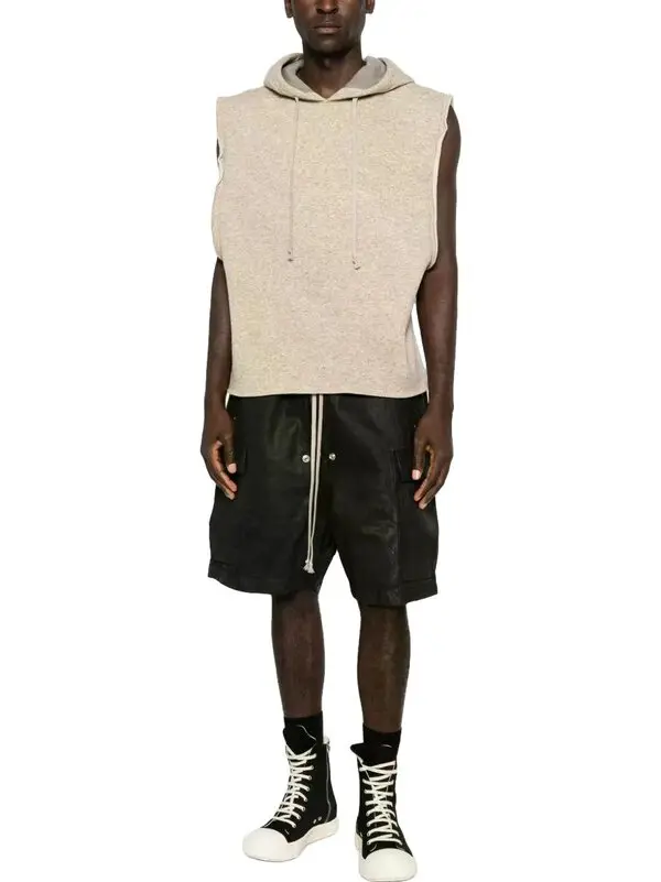 Rick Owens Drawstring Cargo Shorts - Black