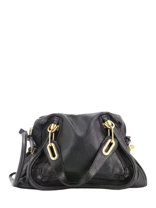 Chloé Paraty Leather Satchel - Black