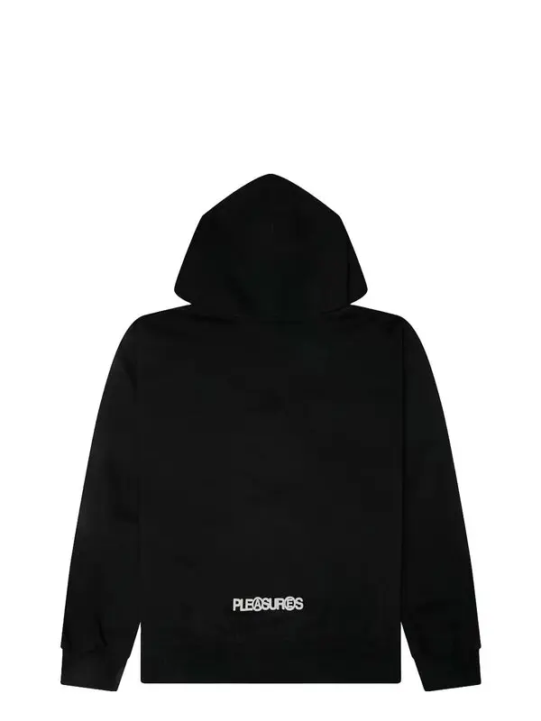 PLEASURES Zip-up Hoodie - Black