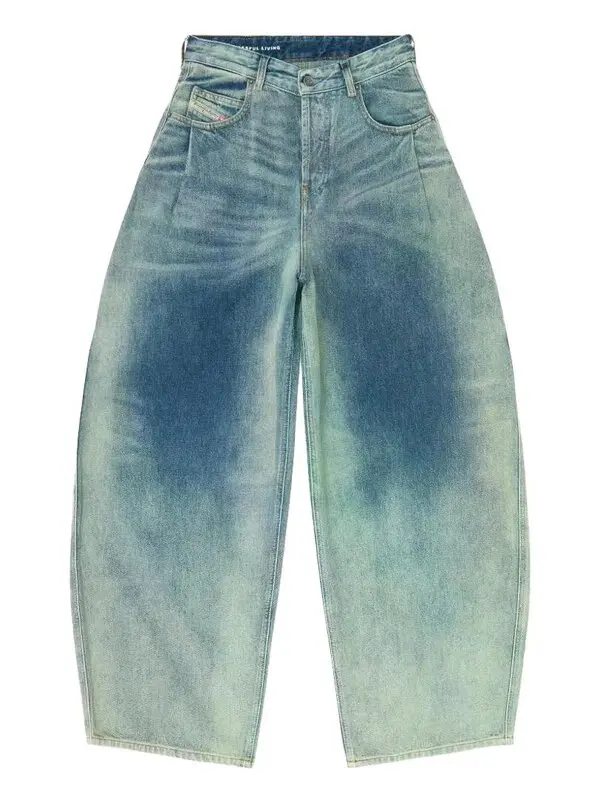 DIESEL® 1987 D-khelz Relaxed High Waist Jeans - Blue