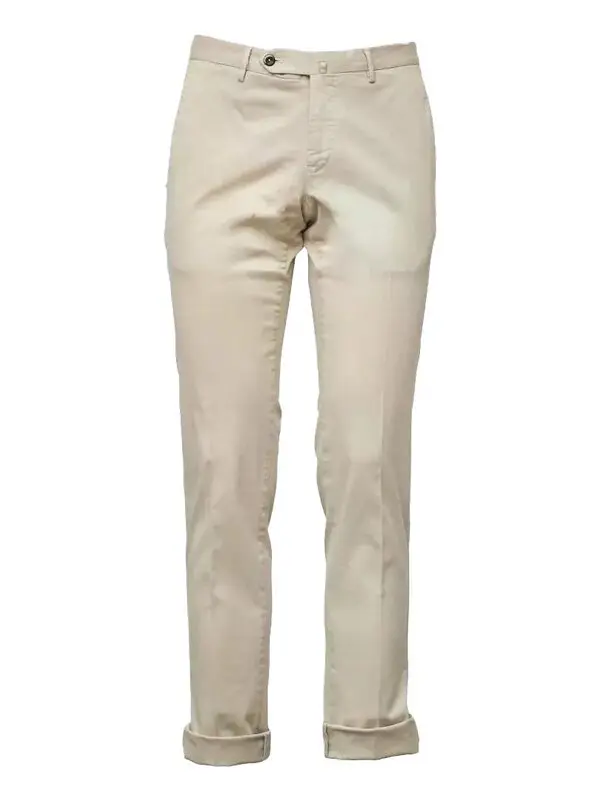 PT TORINO Slim-fit Gabardine Trousers - Neutrals